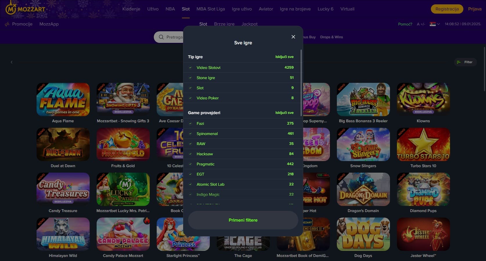 Mozzart Slot Igre: Preko 4000 Prilika Za Veliki Dobitak